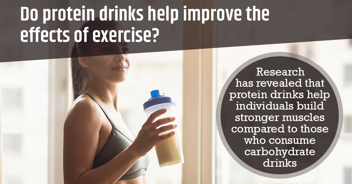 Do Protein Drinks Help Improve the Effects of Exercise?