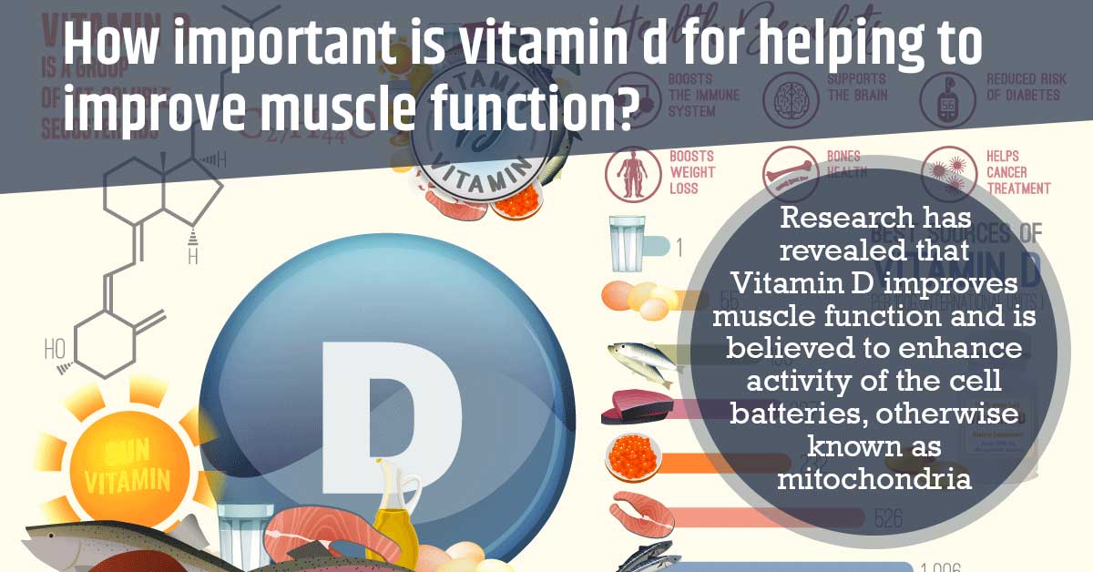 How Important Is Vitamin D for Helping to Improve Muscle Function?