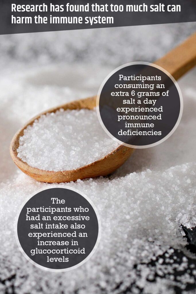 Research Has Found That Too Much Salt Can Harm the Immune System