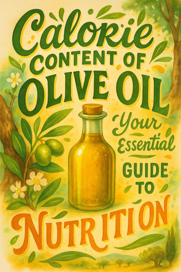 Calorie Content of Olive Oil: Your Essential Guide to Nutrition