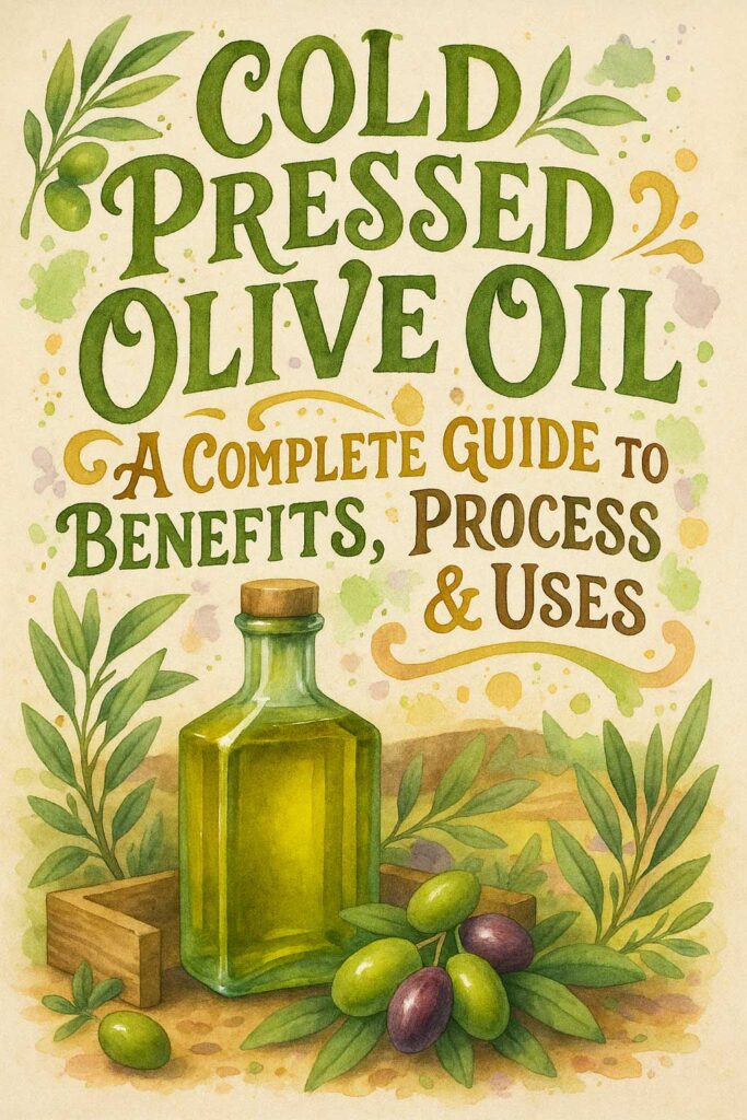 Cold Pressed Olive Oil: A Complete Guide to Benefits, Process & Uses