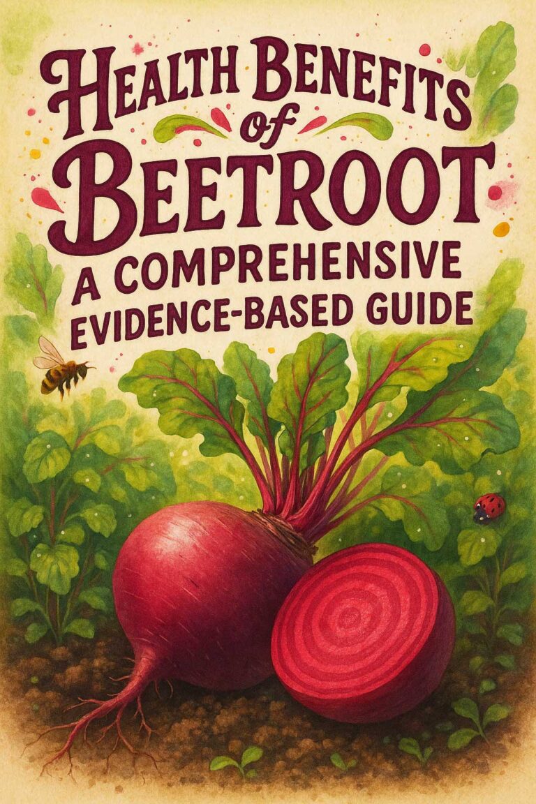 Health Benefits of Beetroot: A Comprehensive Evidence Based Guide
