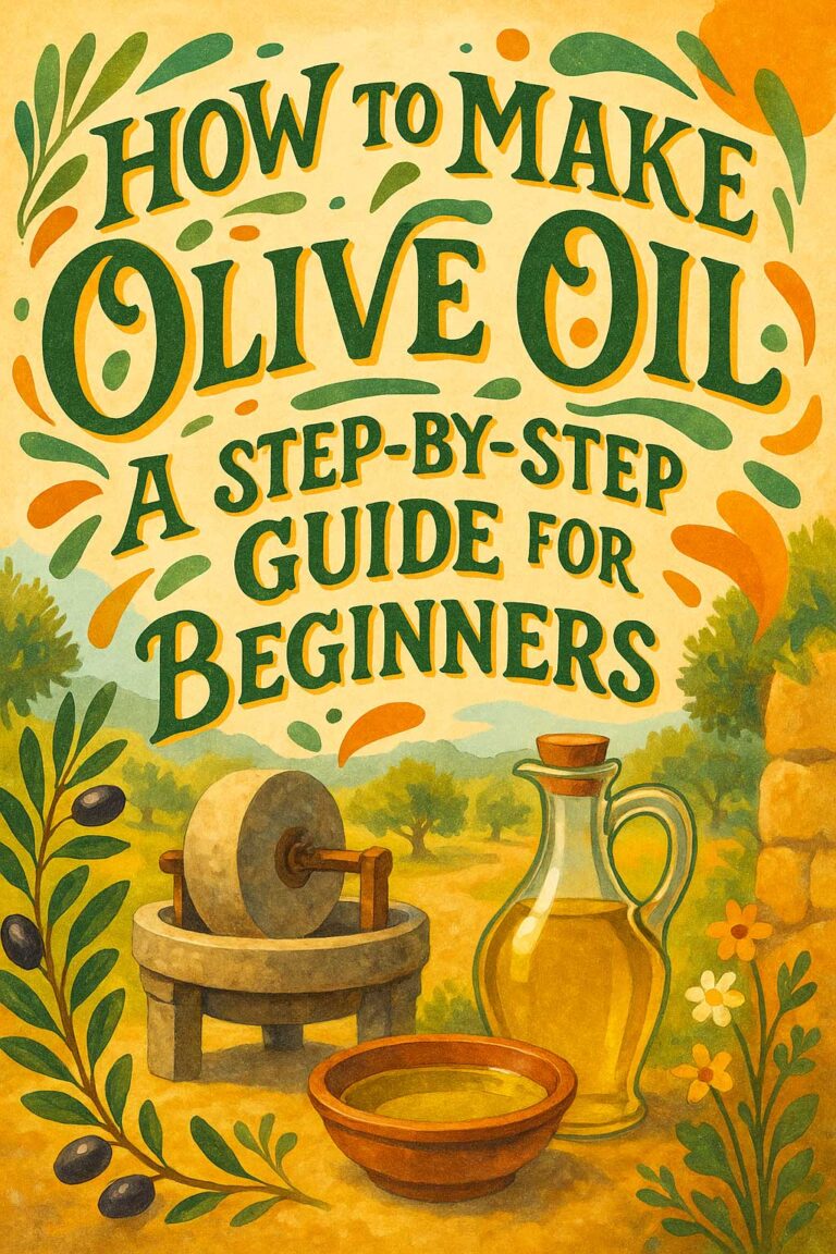 How to Make Olive Oil: A Step-by-Step Guide for Beginners