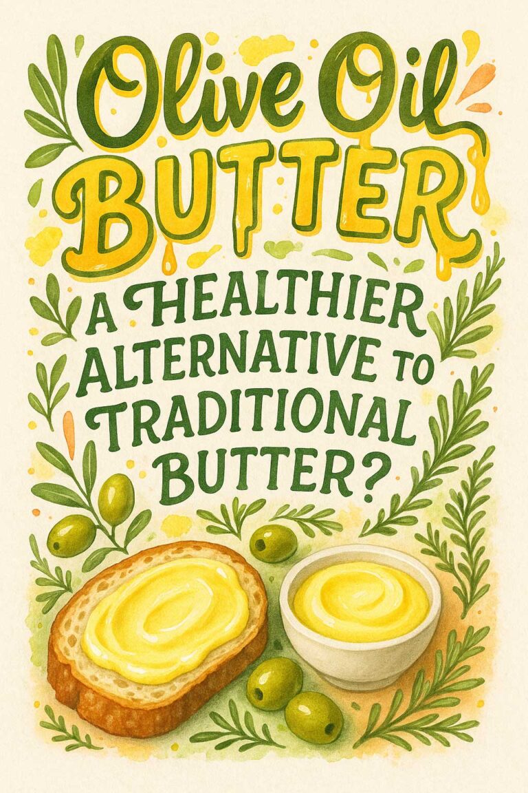 Olive Oil Butter: A Healthier Alternative to Traditional Butter?