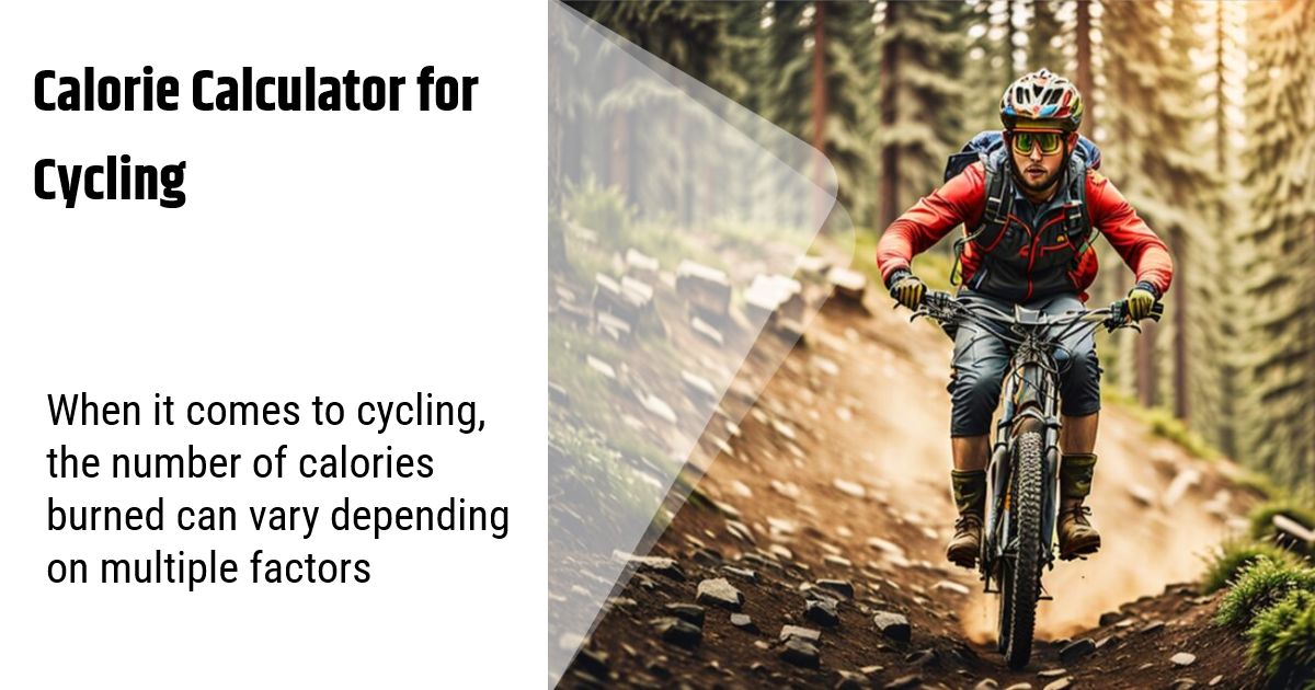 Calorie Calculator for Cycling: How Many Calories Does Cycling Burn?