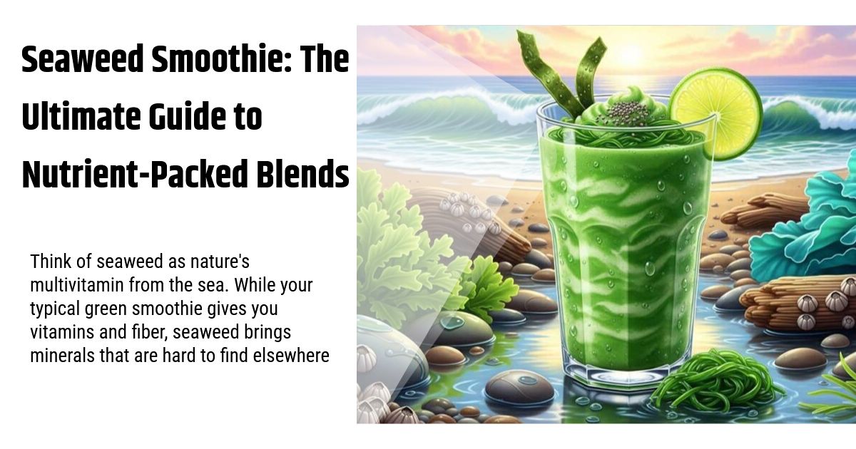 Seaweed Smoothie: The Ultimate Guide to Nutrient-Packed Blends