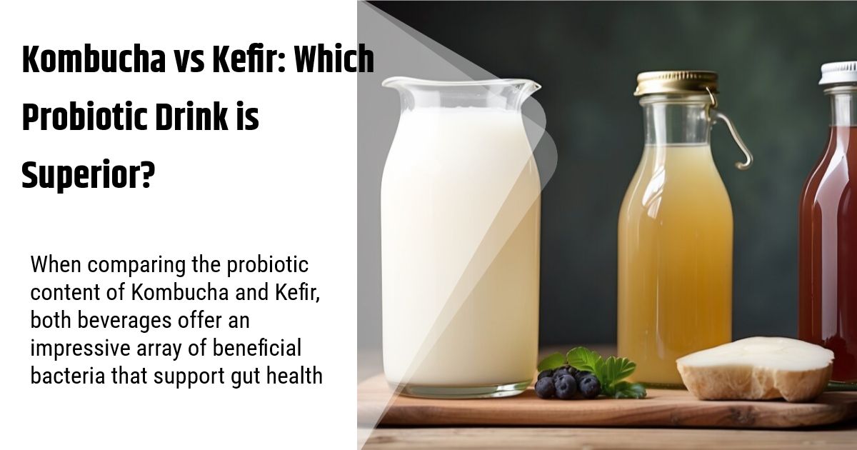 Kombucha vs Kefir: Which Probiotic Drink is Superior?