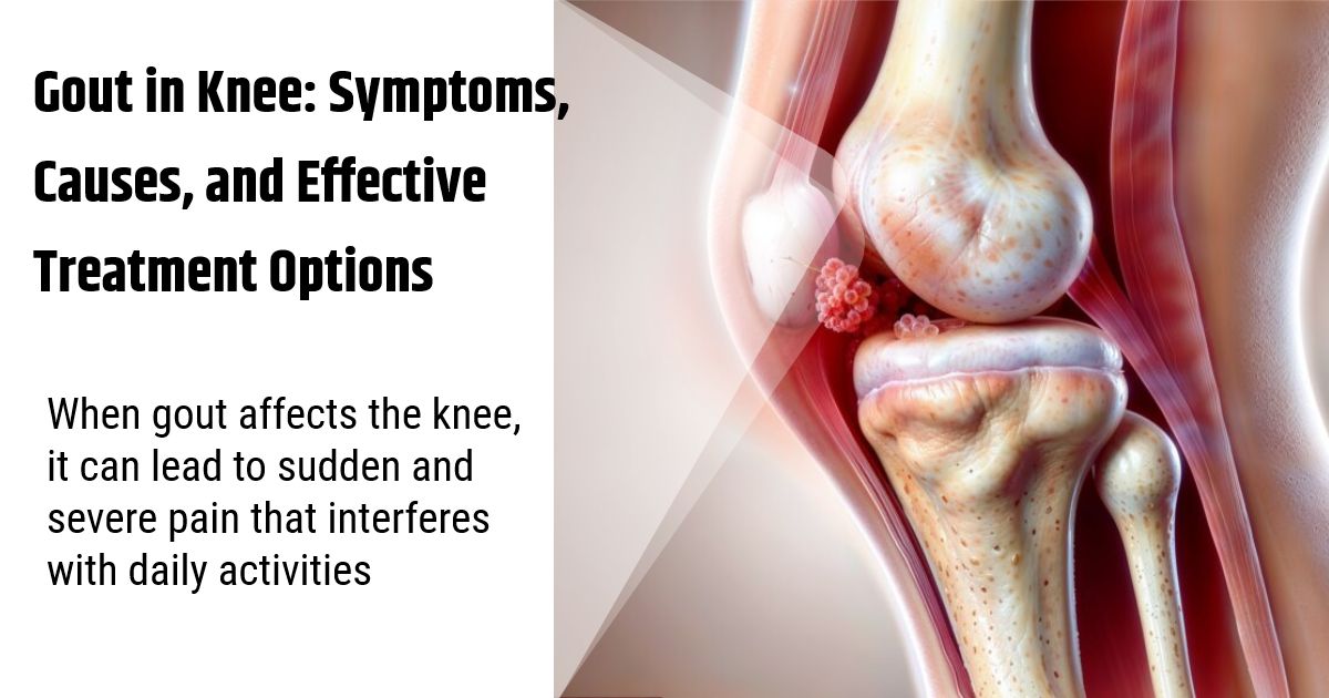 Gout in Knee: Symptoms, Causes, and Effective Treatment Options