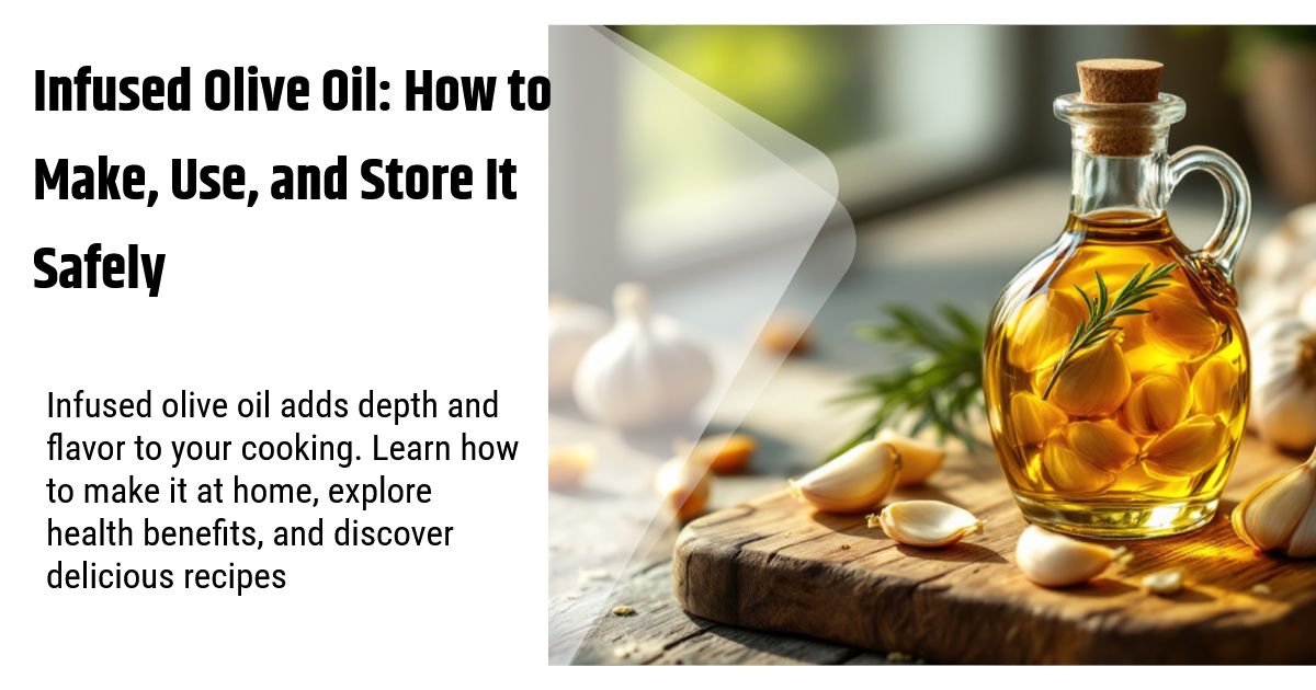 Infused Olive Oil: How to Make, Use, and Store It Safely