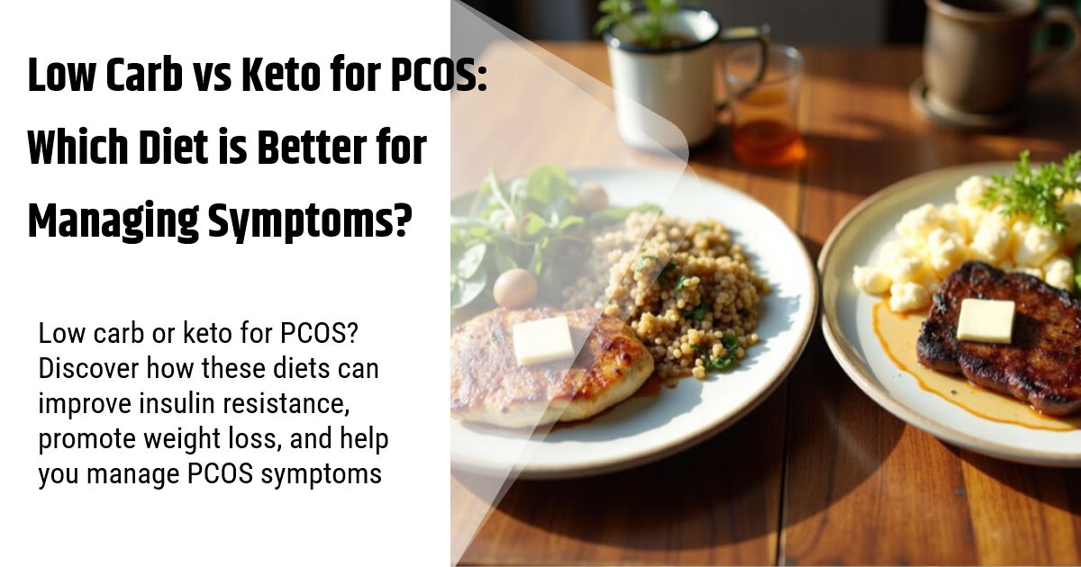 Low Carb vs Keto for PCOS: Which Diet is Better for Managing Symptoms?