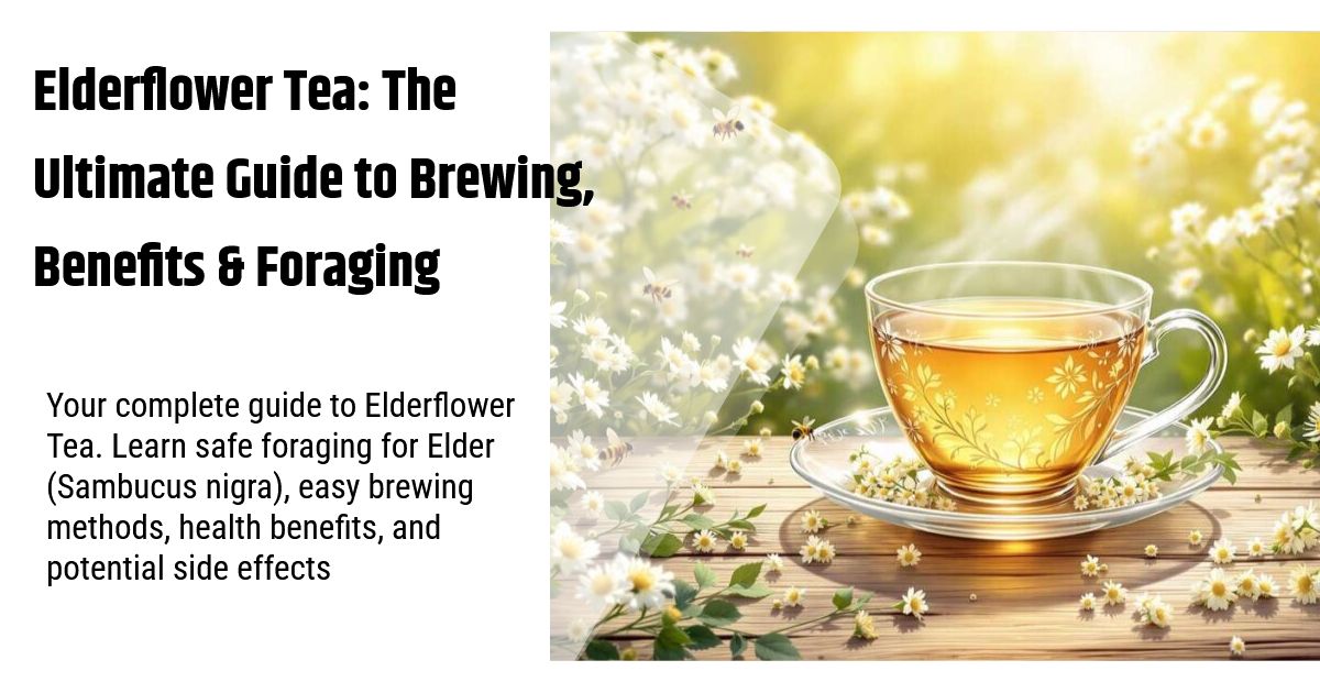 Elderflower Tea: The Ultimate Guide to Brewing, Benefits & Foraging