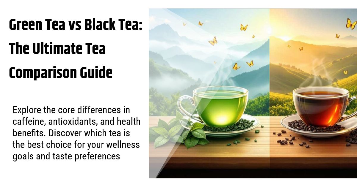 Green Tea vs Black Tea: The Ultimate Tea Comparison Guide