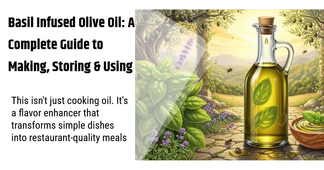 Basil Infused Olive Oil: A Complete Guide to Making, Storing & Using