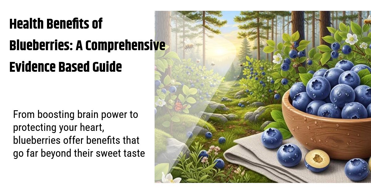 Health Benefits of Blueberries: A Comprehensive Evidence Based Guide