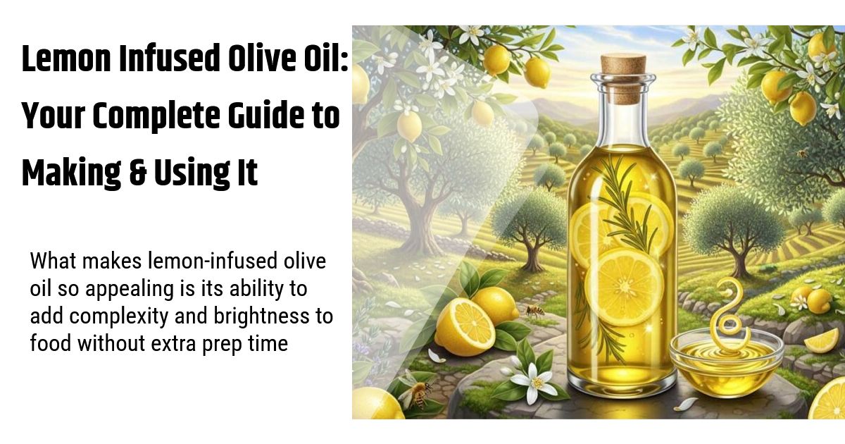 Lemon Infused Olive Oil: Your Complete Guide to Making & Using It