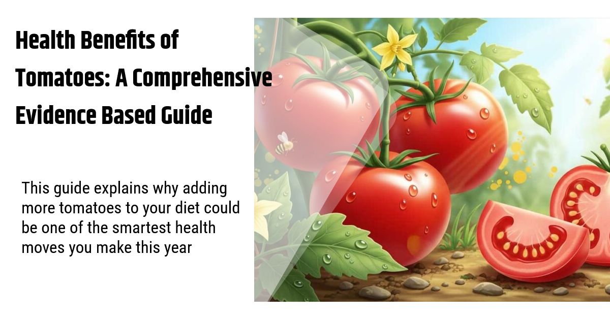 Health Benefits of Tomatoes: A Comprehensive Evidence Based Guide
