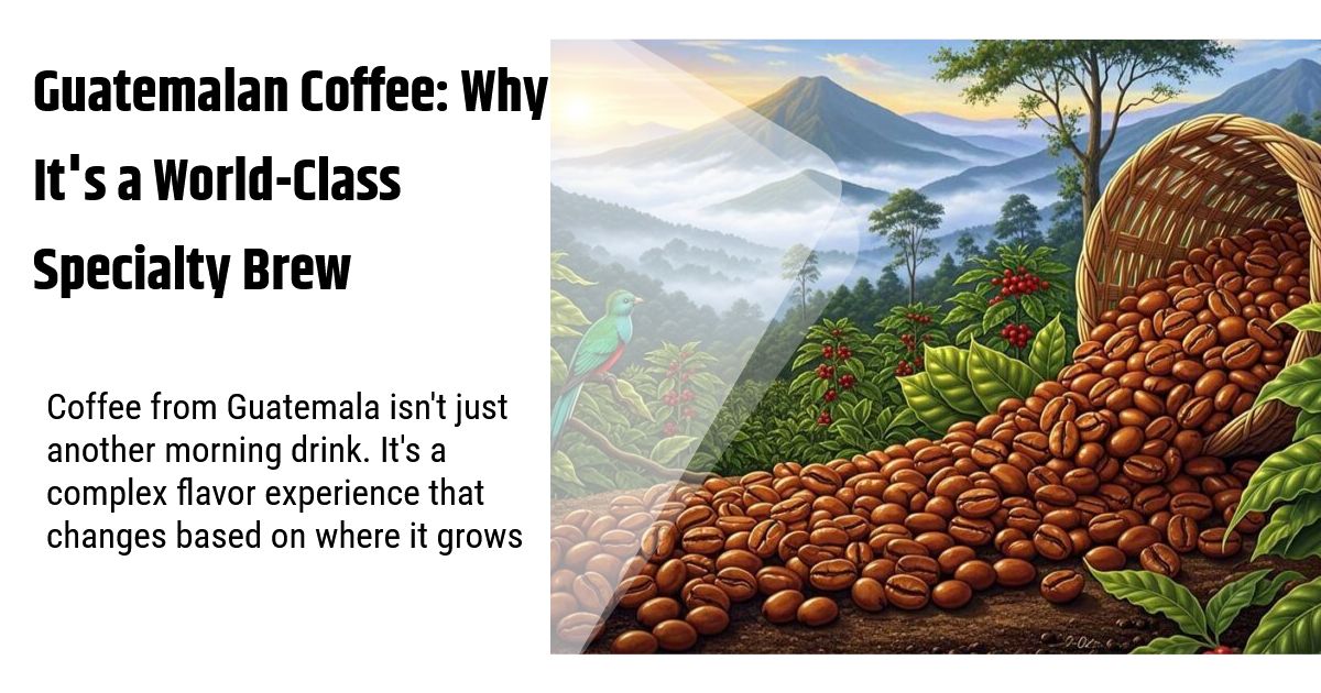 Guatemalan Coffee: Why It’s a World-Class Specialty Brew