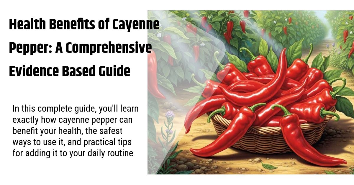 Health Benefits of Cayenne Pepper: A Comprehensive Evidence Based Guide
