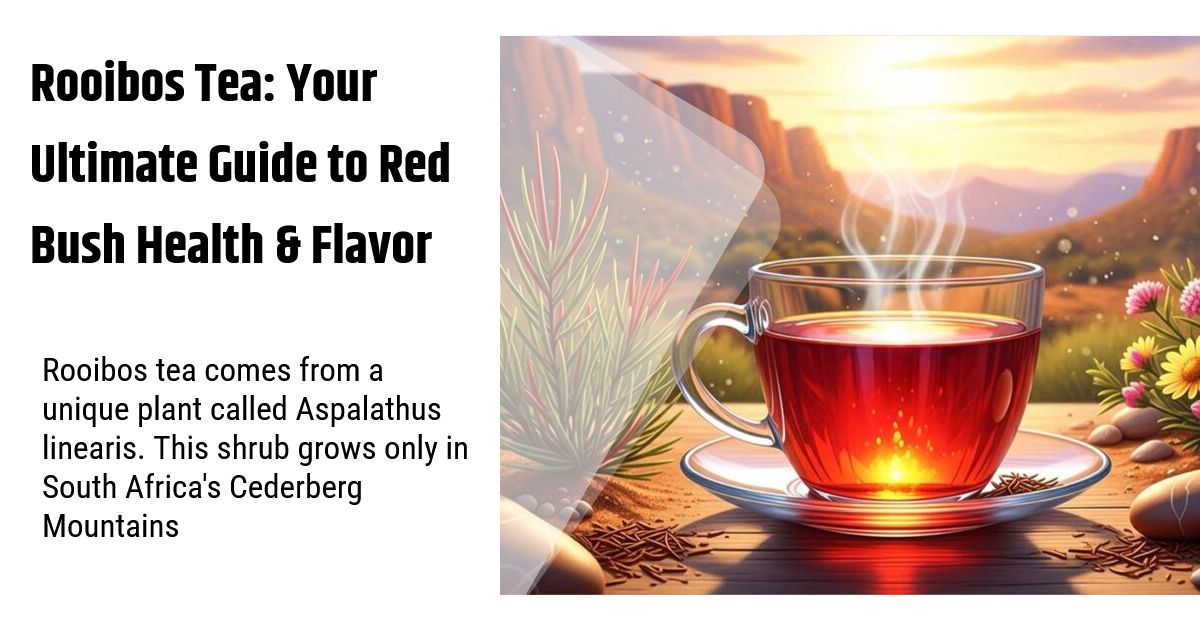 Rooibos Tea: Your Ultimate Guide to Red Bush Health & Flavor