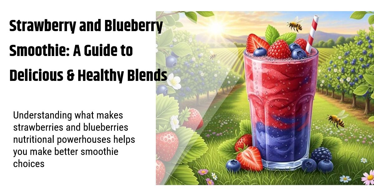 Strawberry and Blueberry Smoothie: A Guide to Delicious & Healthy Blends