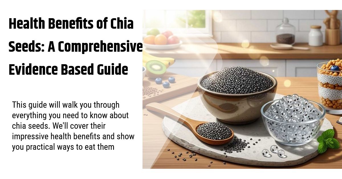 Health Benefits of Chia Seeds: A Comprehensive Evidence Based Guide