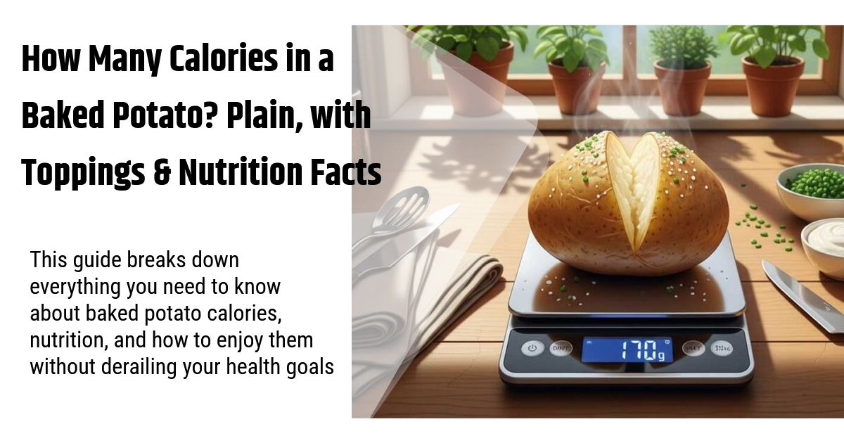 How Many Calories in a Baked Potato? Plain, with Toppings & Nutrition Facts