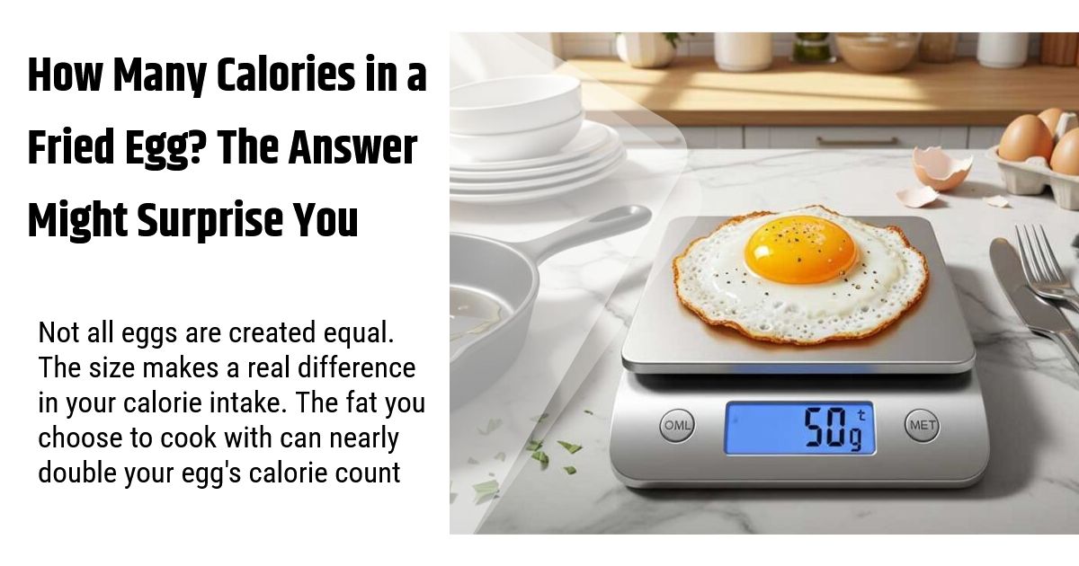 How Many Calories in a Fried Egg? The Answer Might Surprise You