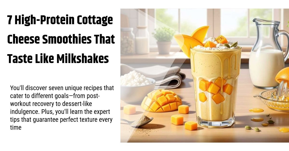 7 High-Protein Cottage Cheese Smoothies That Taste Like Milkshakes