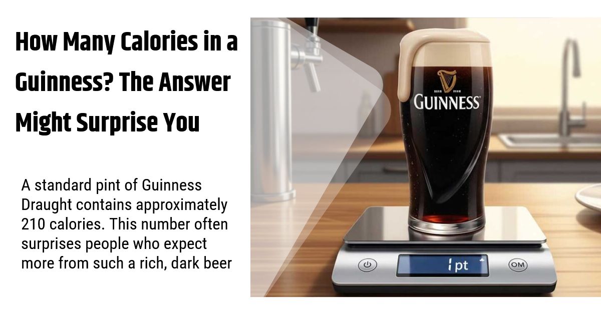 How Many Calories in a Guinness? The Answer Might Surprise You