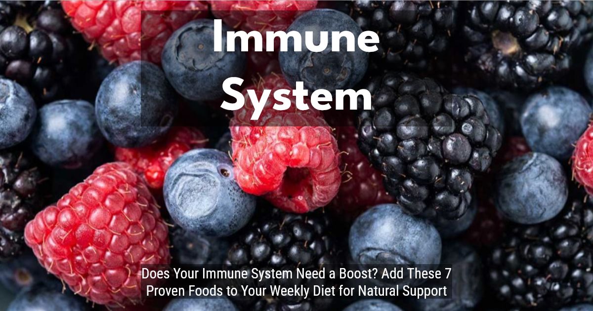Foods for Immune System: 7 Proven Foods to Add Every Week