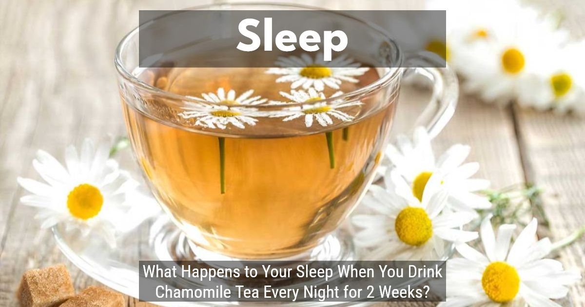 What Happens to Your Sleep When You Drink Chamomile Tea Every Night for ...