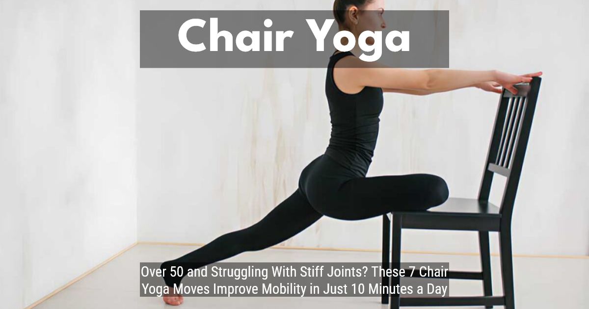 Over 50 and Struggling With Stiff Joints? These 7 Chair Yoga Moves ...