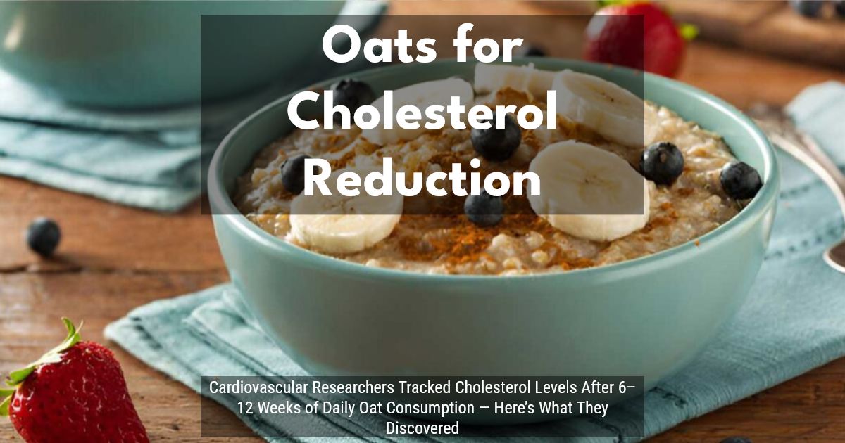 Cardiovascular Researchers Tracked Cholesterol Levels After 6–12 Weeks ...