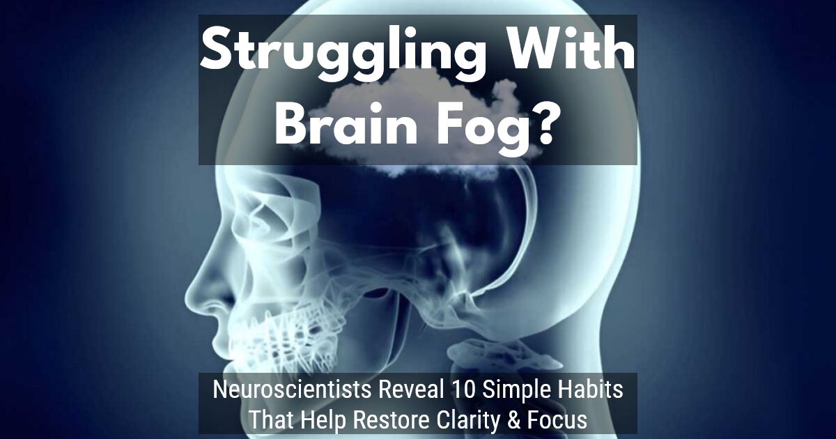 Struggling With Brain Fog? Neuroscientists Reveal 10 Simple Habits That ...