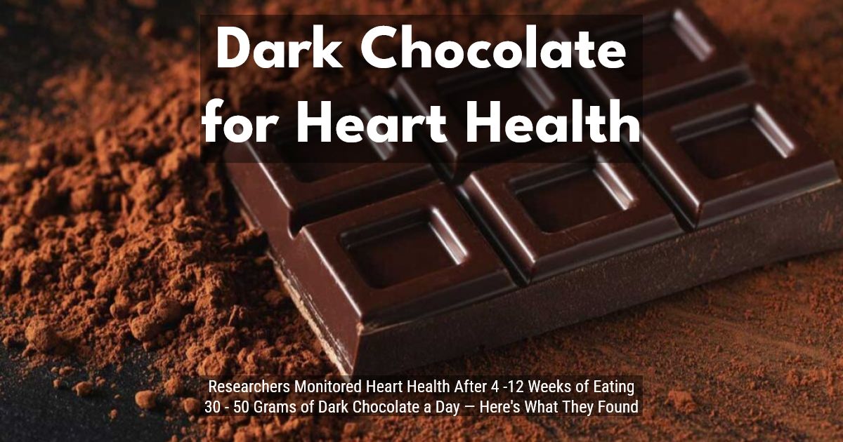 Researchers Monitored Heart Health After 4 -12 Weeks of Eating 30 - 50 ...