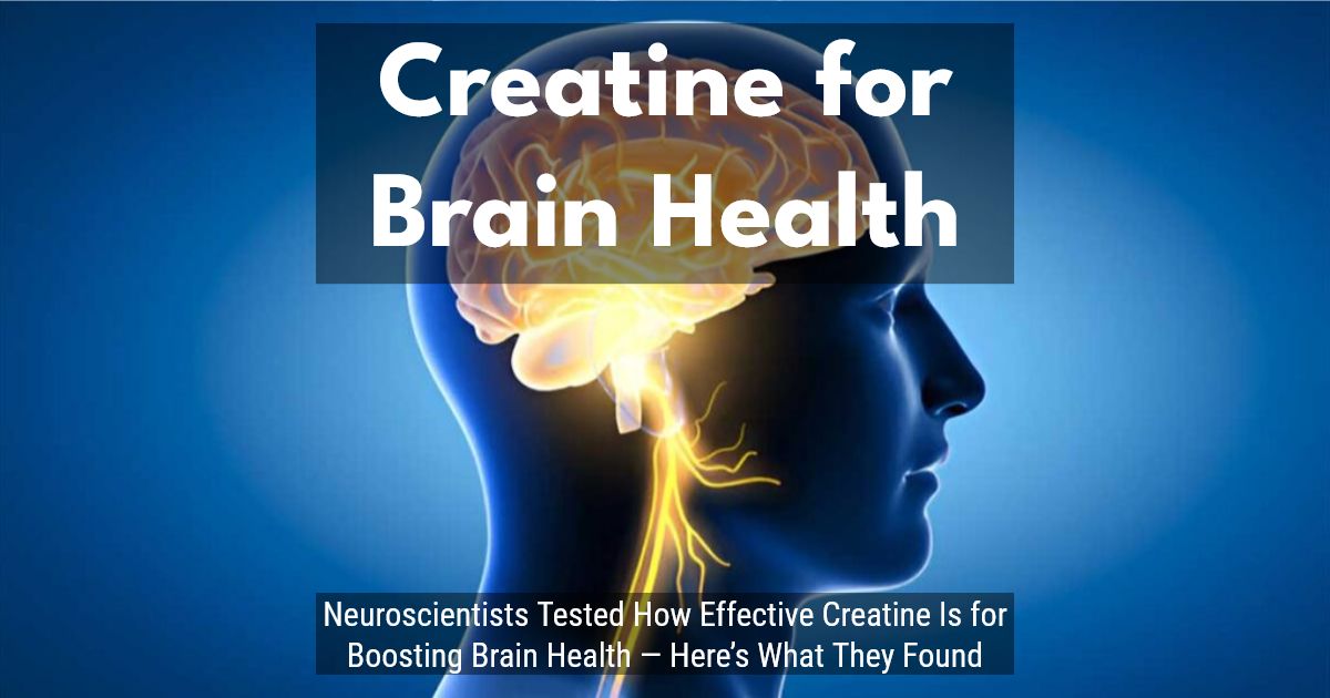 Neuroscientists Tested How Effective Creatine Is for Boosting Brain ...