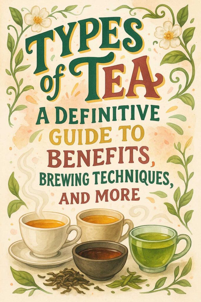 Types of Tea: A Definitive Guide to Benefits, Brewing Techniques, and More
